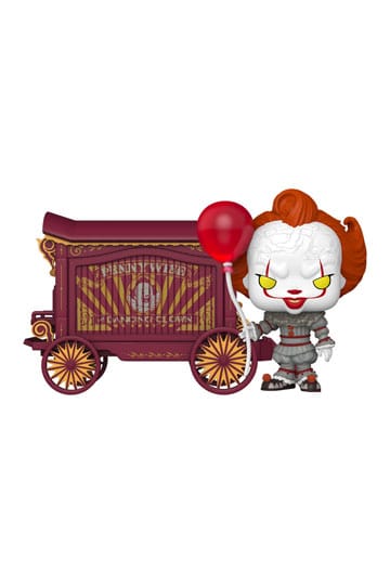 It-Welcome to Derry POP! Town Vinyl Figure Pennywise & Wagon 9 cm ...