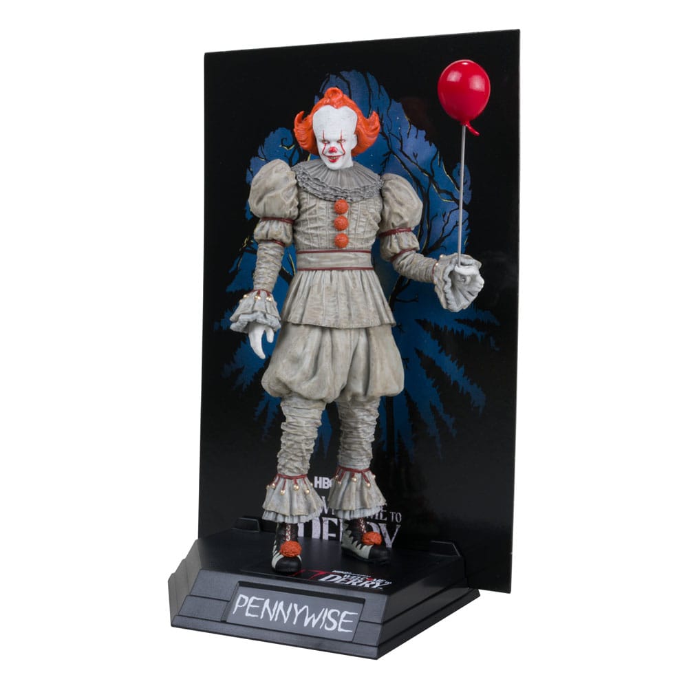 It: Welcome to Derry Movie Maniacs PVC Statue Pennywise (Gold Label) 1 ...
